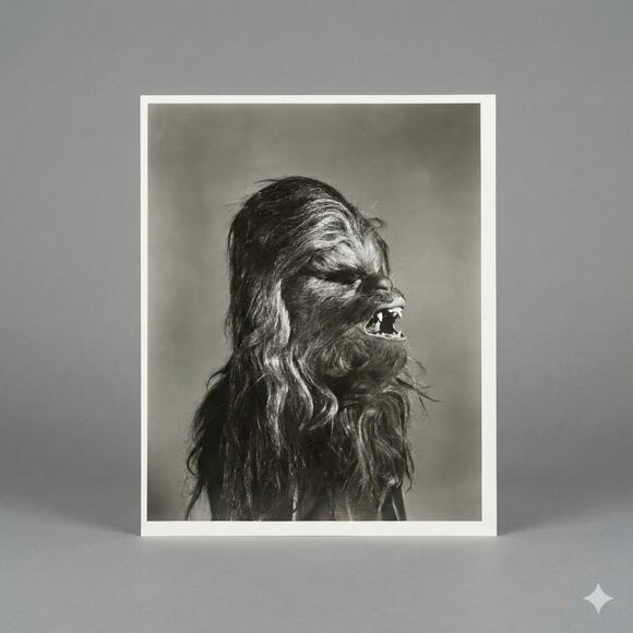Star Wars | Art | Psa Star Wars Type I Photo Chewbacca Mask 977 ...